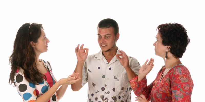 People Using Sign Language